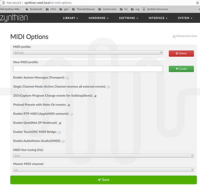 MIDI Network - ZynthianWiki